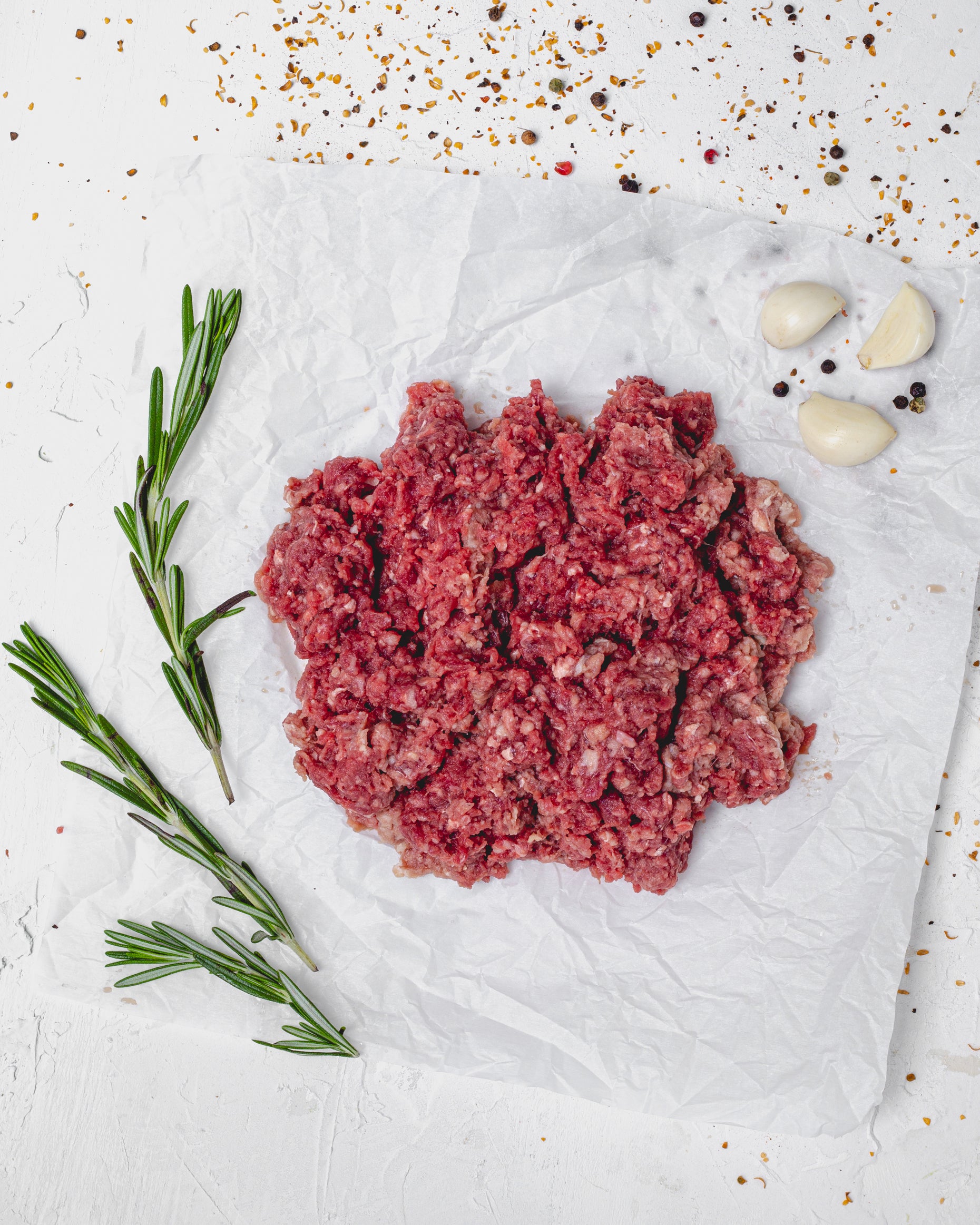 Lot boeuf haché maigre nourri à l'herbe 375g – Réserve Locale